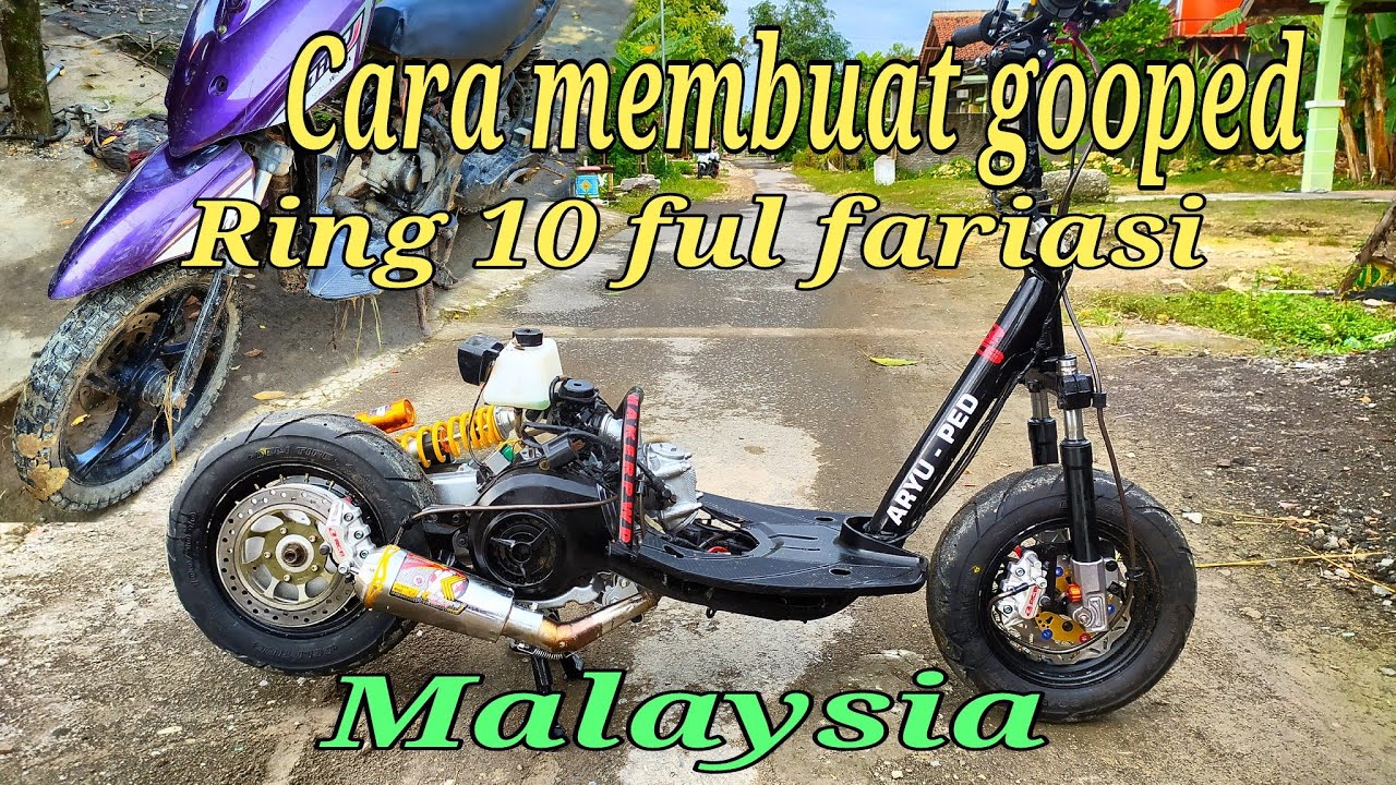 cara membuat gooped dari mesin mio - YouTube