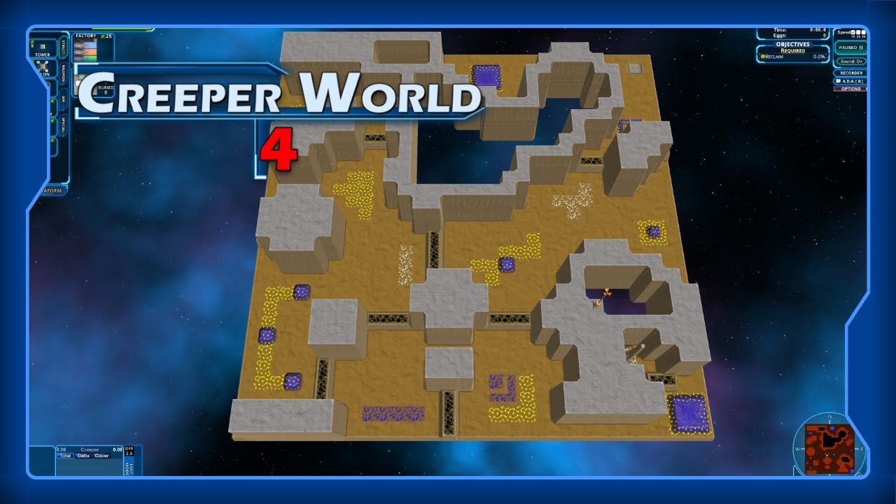 On vise, et on détruit le creep avec de l'anti-creep ! Creeper World 4 ...