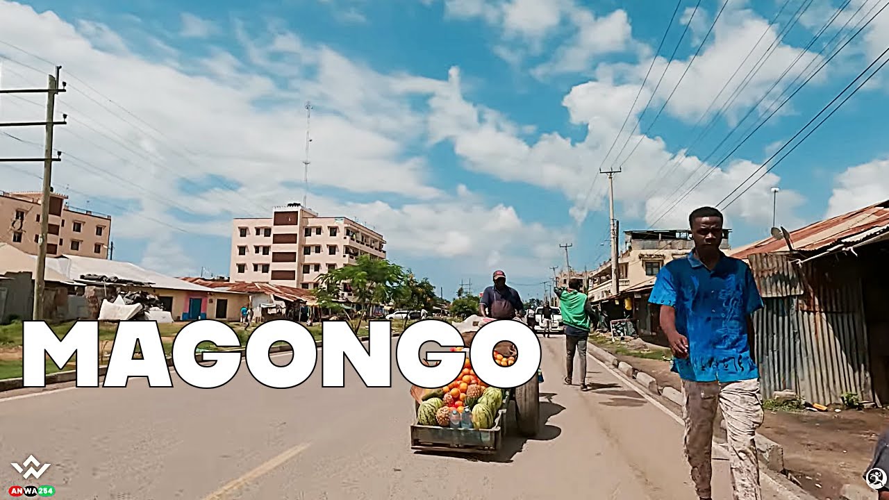 Magongo, Mombasa, Kenya. Exploring the Streets | 4K | Walking Tour UHD ...
