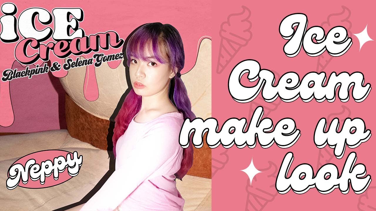 ICE CREAM MAKE UP LOOK - YouTube