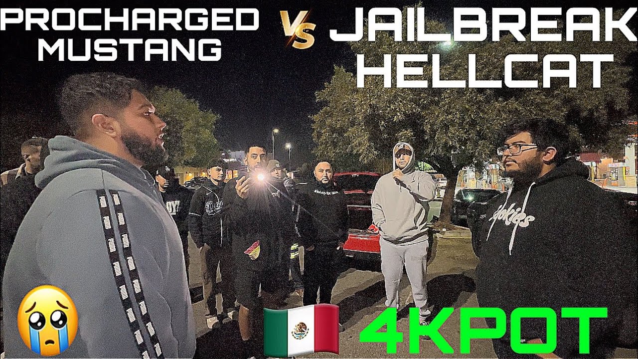 HELLCAT MOTOR SAYS BYE BYE PROCHARGED MUSTANG VS JAILBREAK HELLCAT ...