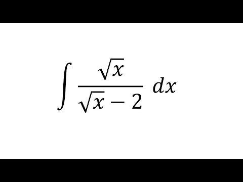 integral of √x / √x - 2 dx - YouTube