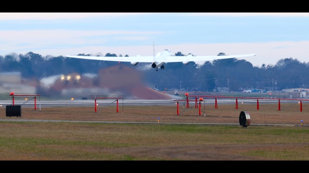 NASA’s Lockheed ER-2 Dragon Lady Take Off and Steep Climb! - YouTube