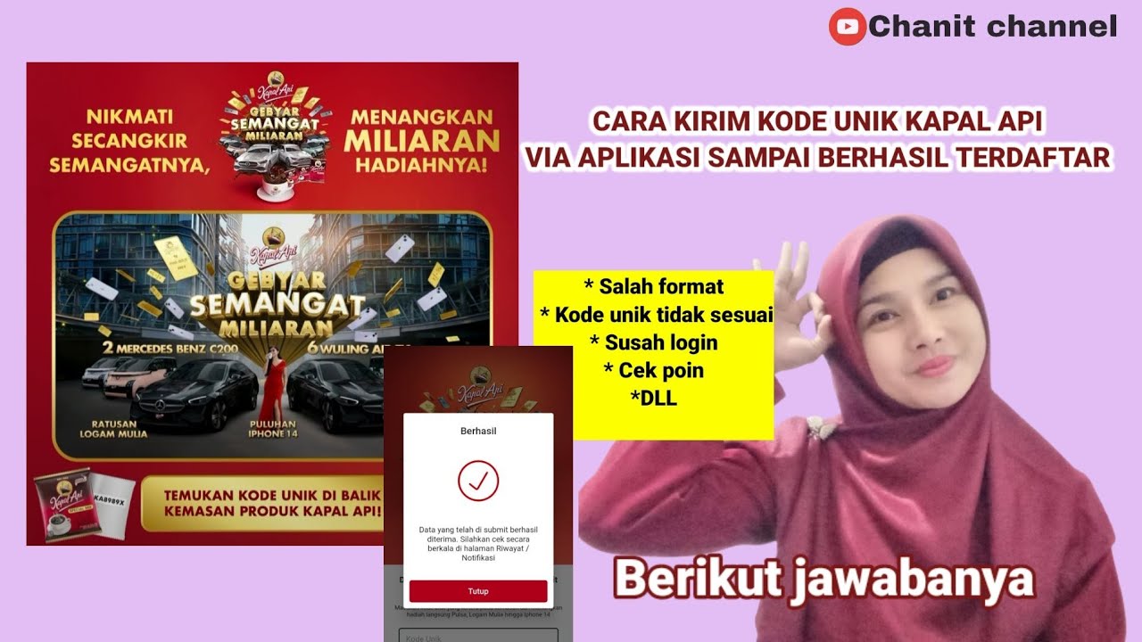 CARA KIRIM KODE UNIK PROMO KAPAL API 2023 VIA APLIKASI - YouTube