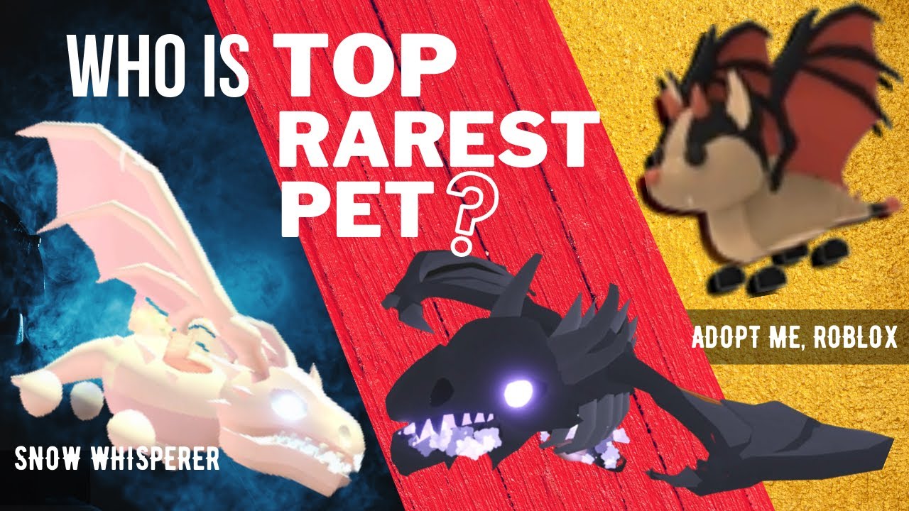 TOP 10 RAREST Pets In Adopt Me, Roblox 2022 - YouTube