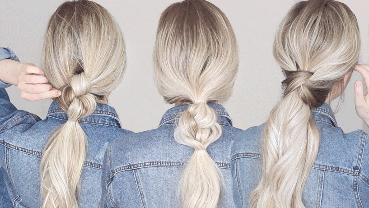 3 QUICK AND EASY HAIRSTYLES - YouTube