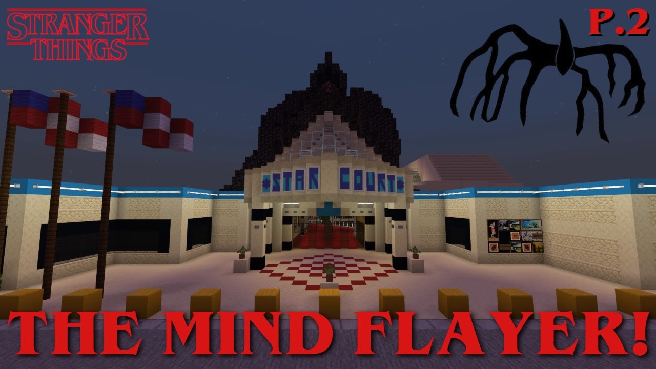 How to Build a Mind Flayer from Stranger Things in Minecraft!! [Part: 2 ...