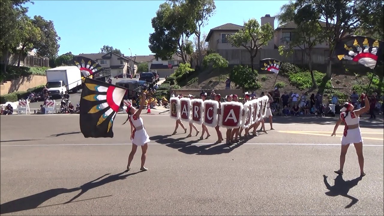 Arcadia High School Apache Marching Band (JV) at the 2019 Mt. Carmel ...