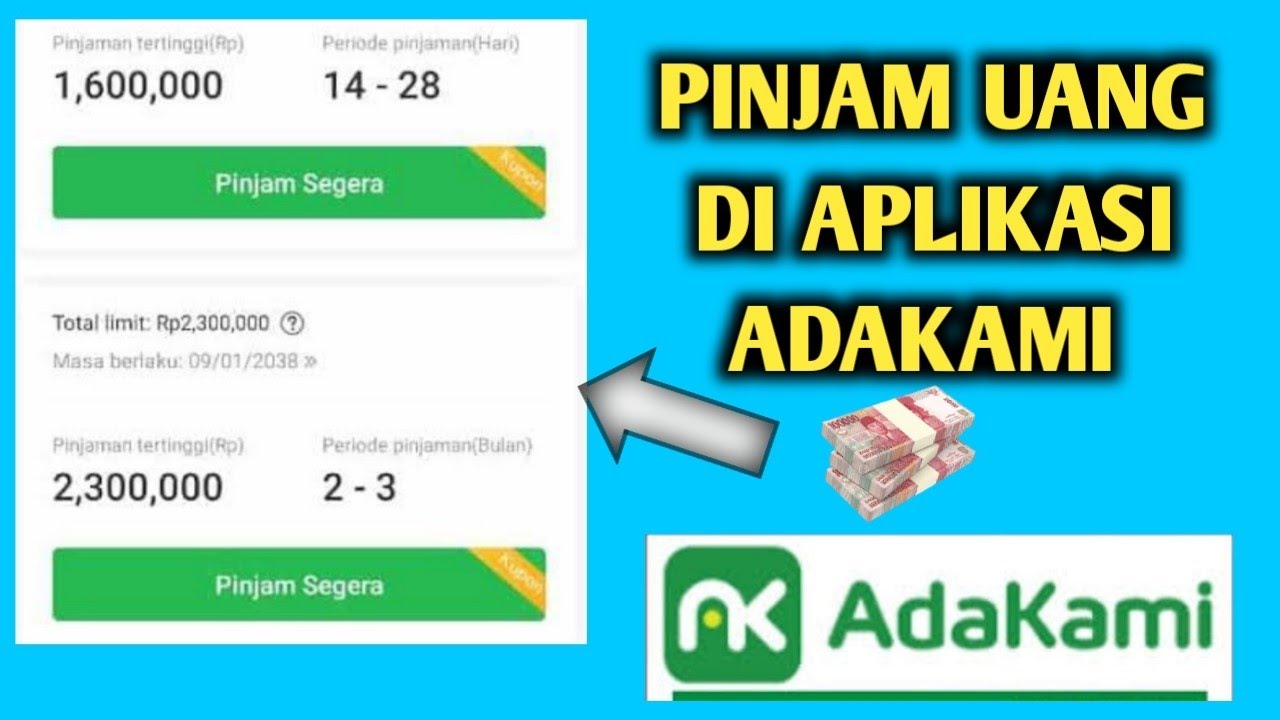 Cara Pinjam Uang di AdaKami Untuk Pemula | Cara Mengajukan Pinjaman di Aplikasi Adakami - YouTube