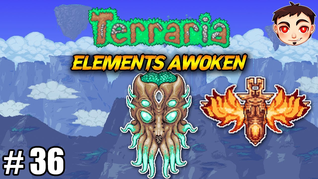 Terraria [Elements Awoken] Ep.36 - ¡El letal Guardián y el Señor de la ...