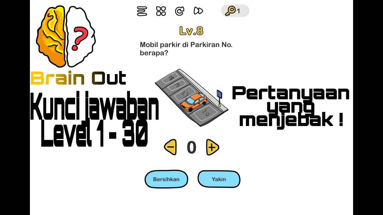 Kunci Jawaban Brain Out Level 1 - 30 + Sedikit Penjelasan| Gameplay ...