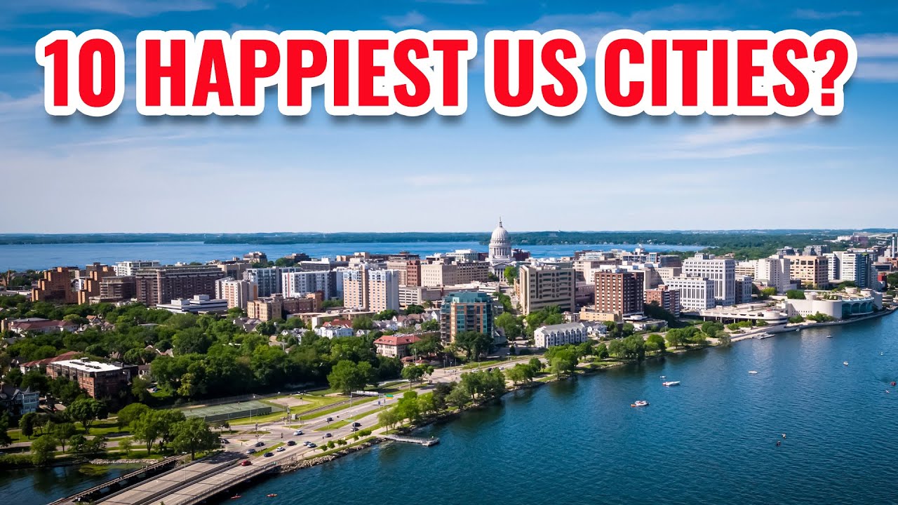 10 Happiest Cities in America 2024 - YouTube