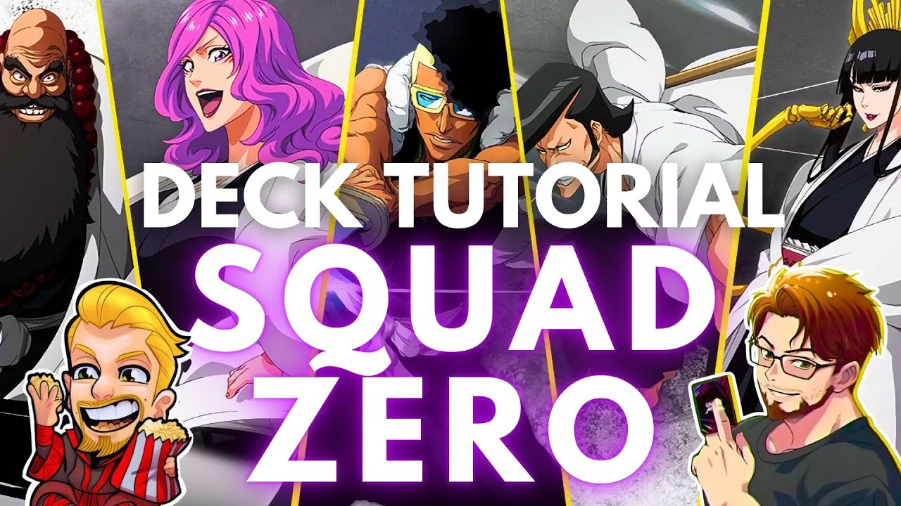 SQUAD ZERO PURPLE DECK TUTORIAL from Bleach Union Arena Trading Card ...