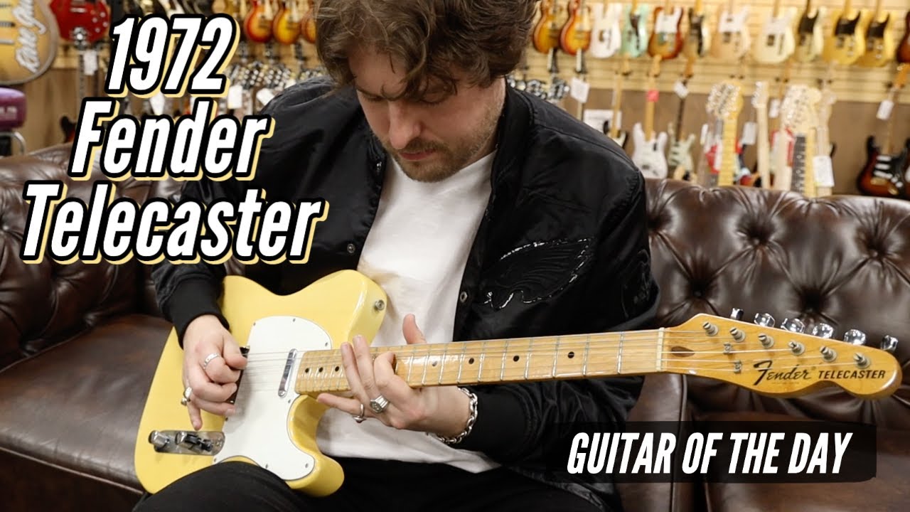 1972 Fender Telecaster Blonde Maple Neck | Guitar of the Day - YouTube