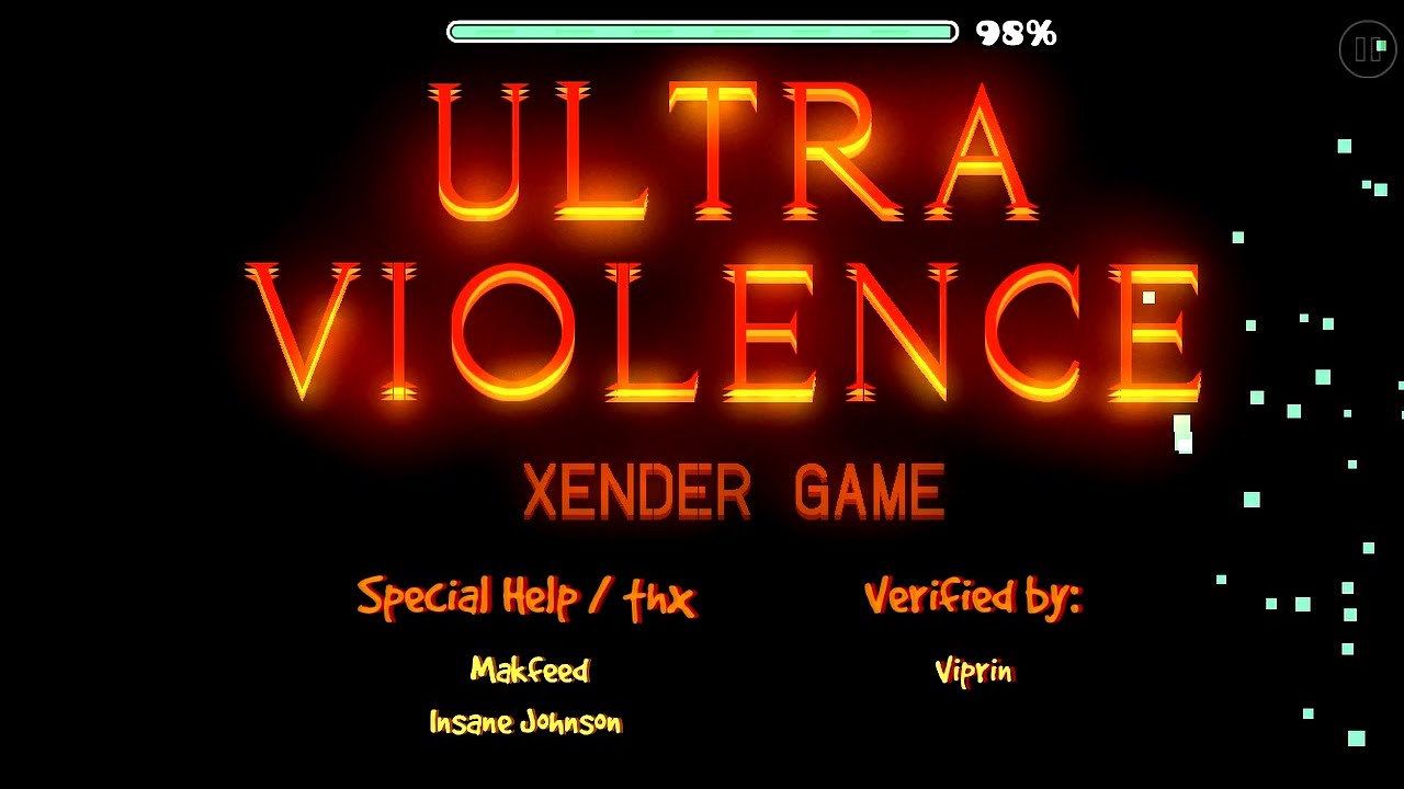 Ultra Violence by Xender Game ( medium demon ) - YouTube