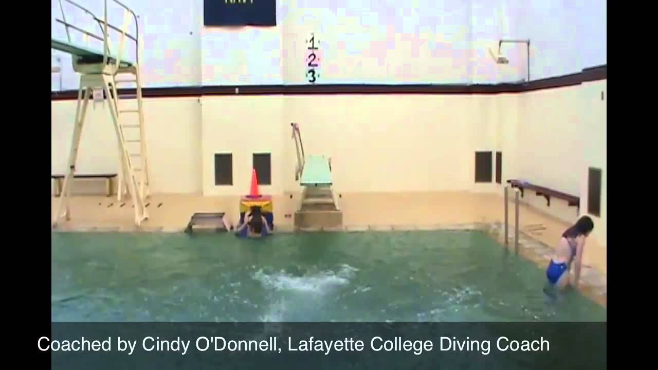 Dive 302 C - Reverse Somersault Tuck - One Meter Springboard - YouTube