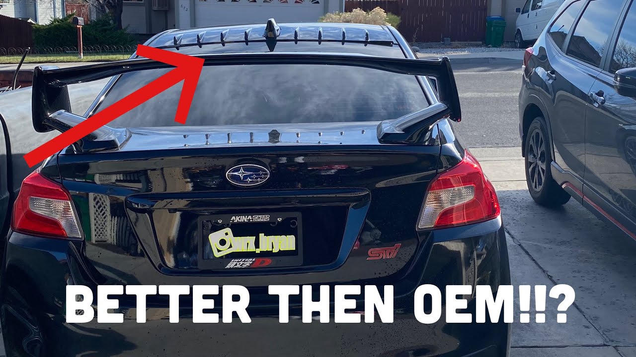SPEC-D STI VORTEX GENERATOR - YouTube
