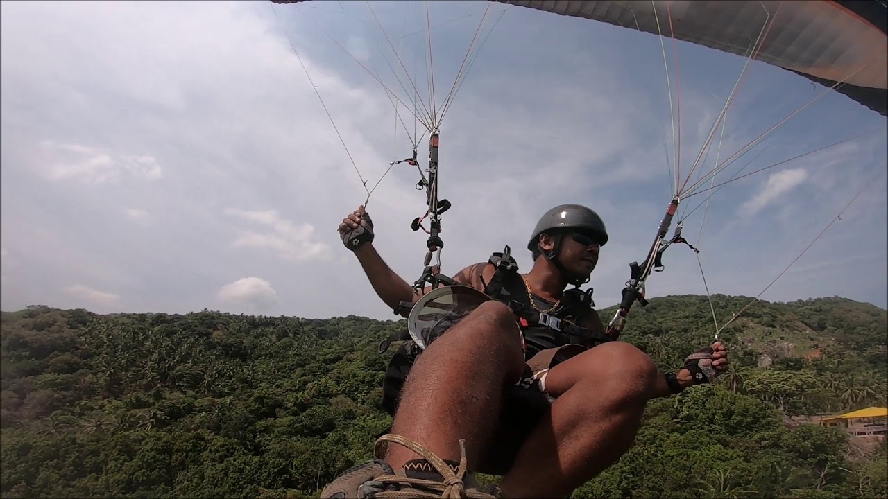 Paramania Action GTR Paraglider solo paragliding - YouTube