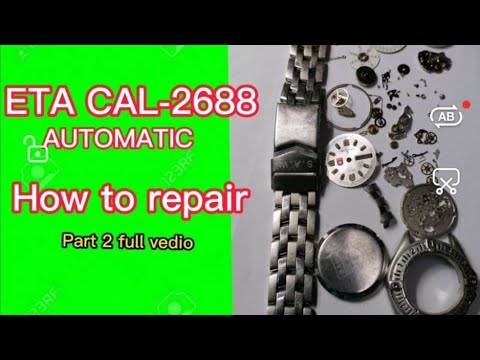 HOW TO REPAIR SWISS ARMY AUTOMATIC ( ETA 2688 ) TUTORIAL REASSEMBLE ...