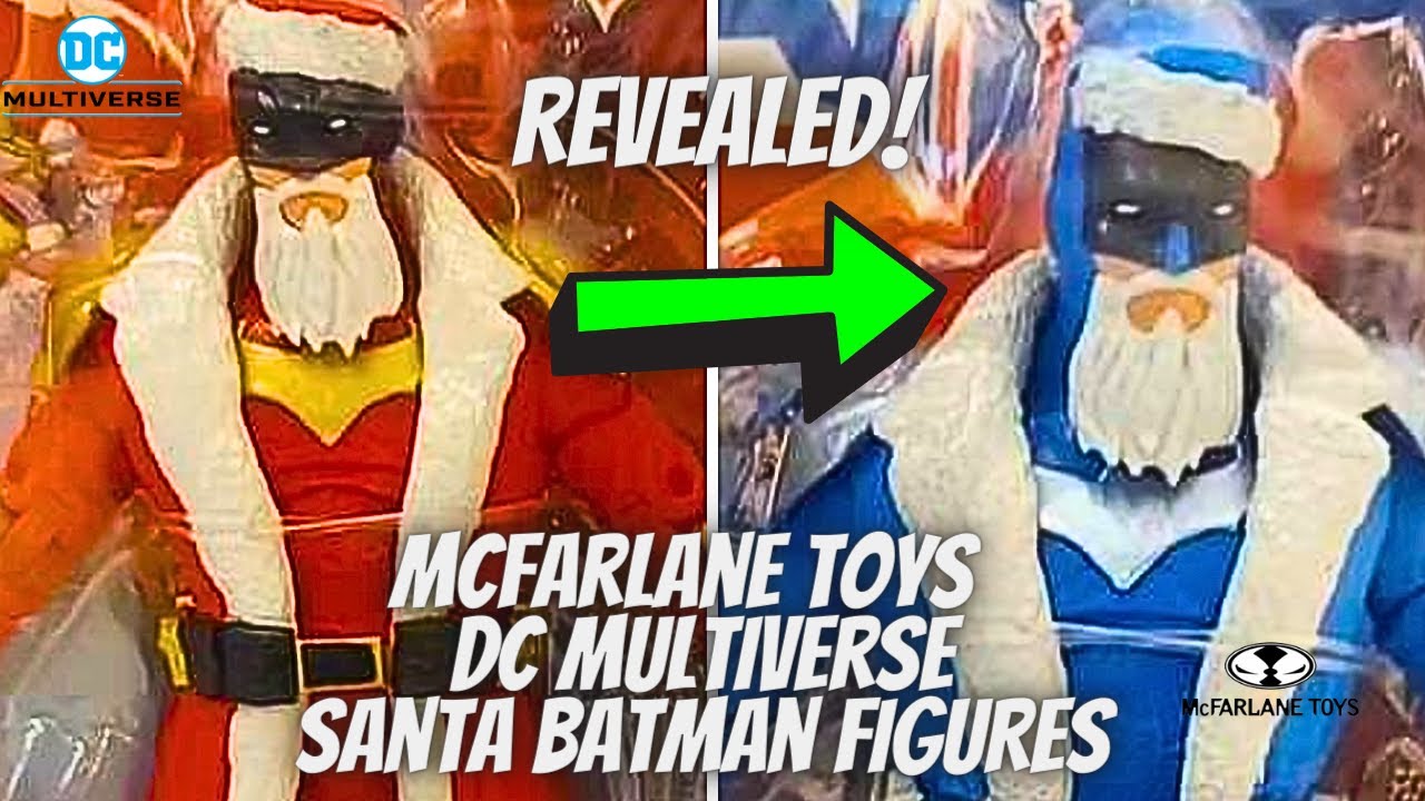 McFarlane Toys DC Multiverse Santa Batman Figures Revealed!! - YouTube