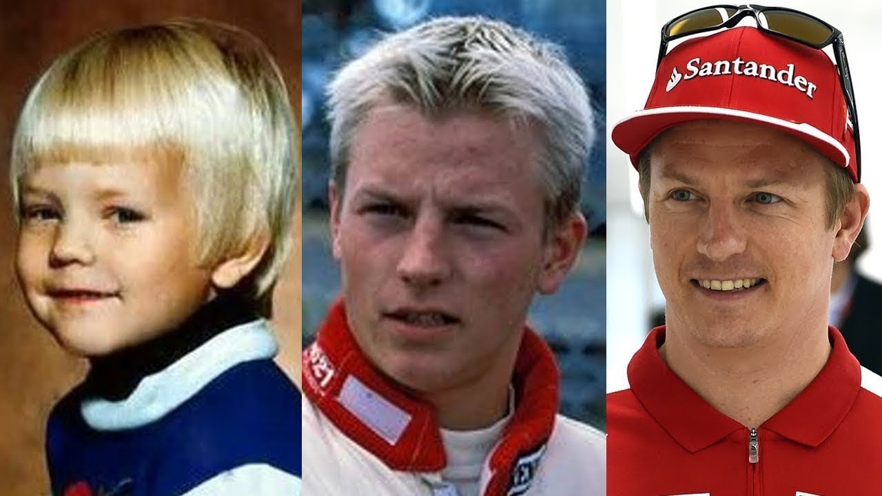 Kimi Raikkonen "The Ice Man" - From 1 To 38 Years Old - Then And Now ...