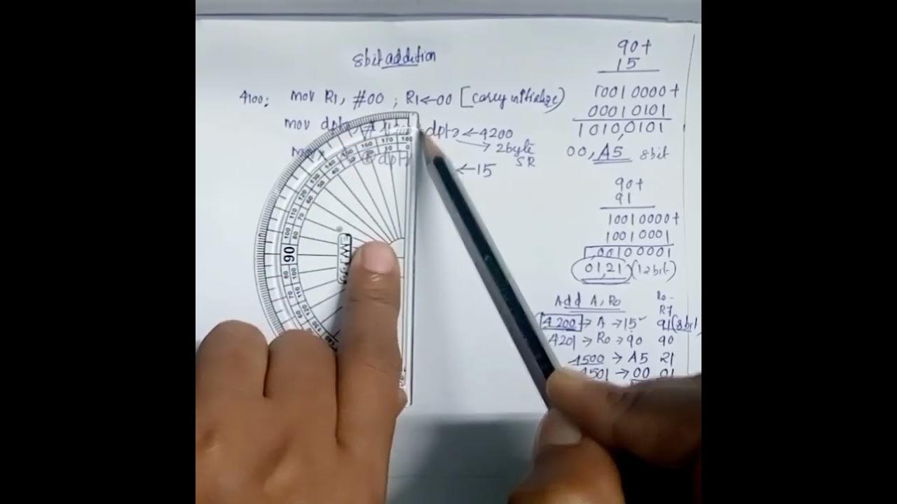 ALP FOR 8 BIT ADDITION OF TWO NUMBERS#8051 PART -2 - YouTube