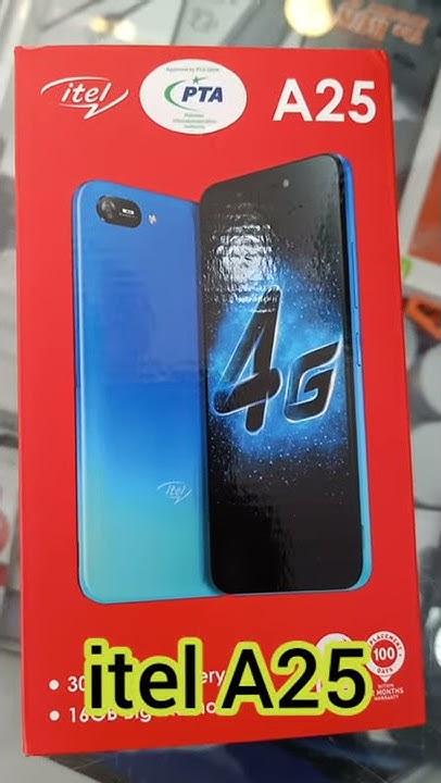 itel A25/16GB ROM 1GB RAM/3000mAh Battery - YouTube
