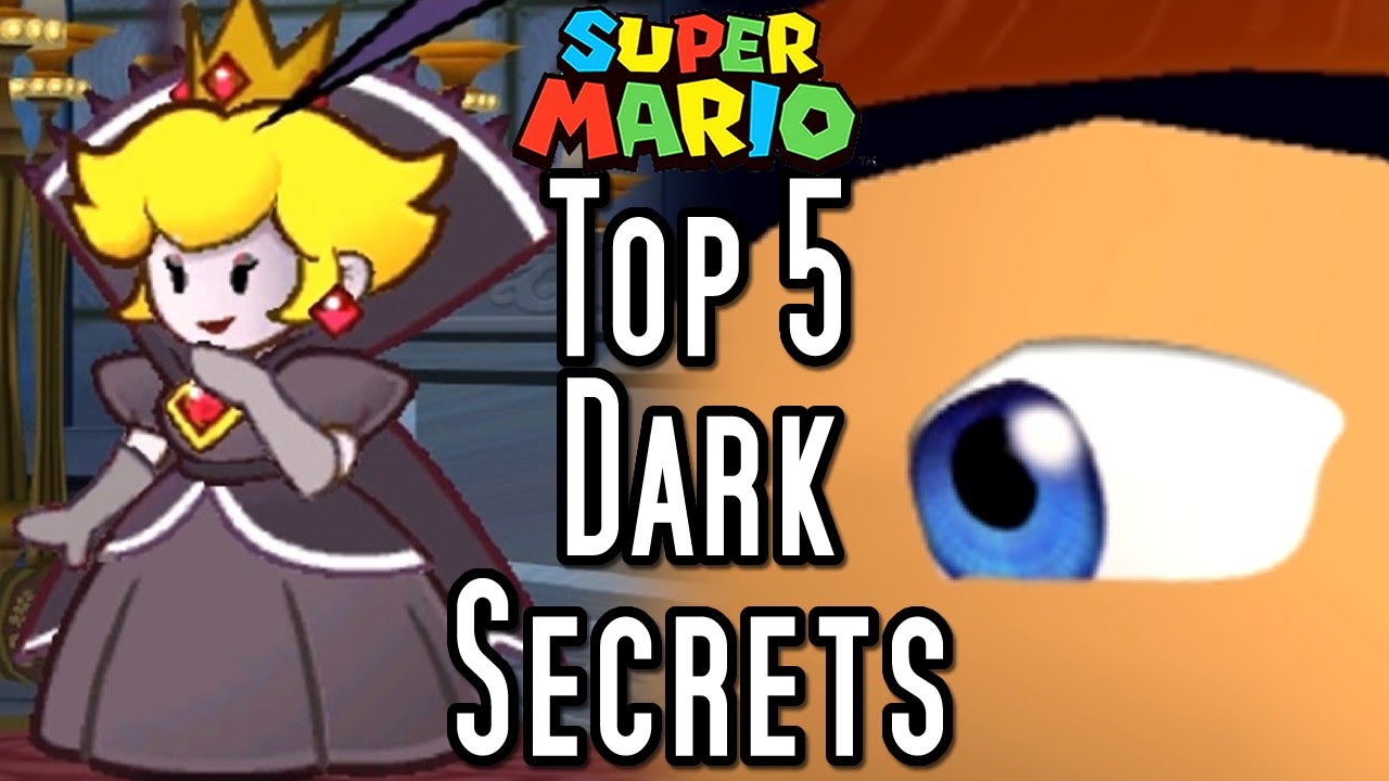 Super Mario - TOP 5 DARK SECRETS of Mario - YouTube