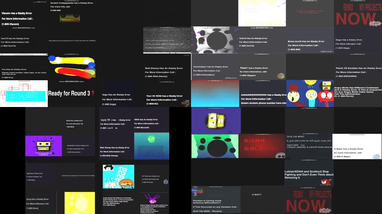 klasky error ultimateparison 4 - YouTube