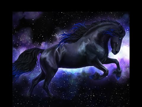 Galaxy Horse Speedpaint - YouTube