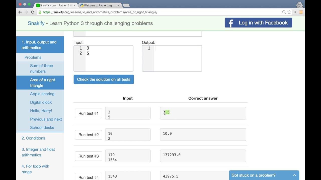 How to learn Python on Snakify interactive course - YouTube