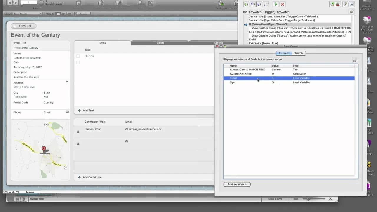 Filemaker 12 Script Trigger Enhancements Webinar 11 Youtube