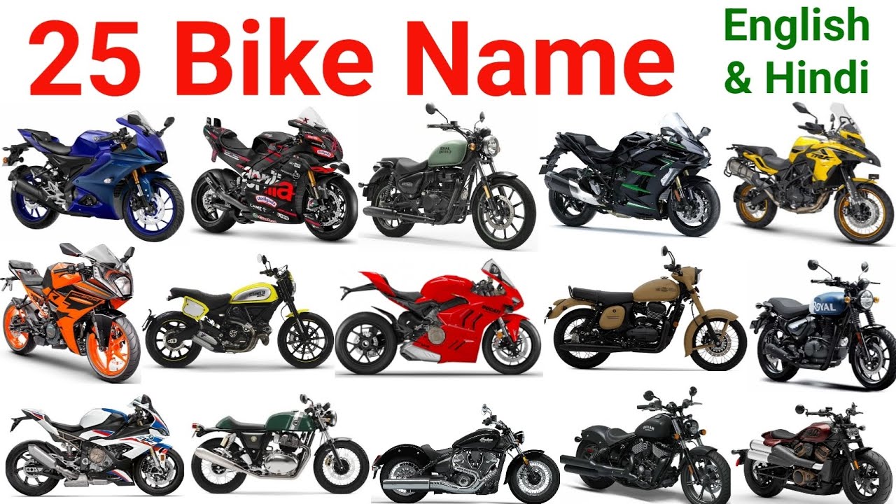 Different Types of Bikes Name | Top Motorcycle Name | Bikes & There ...