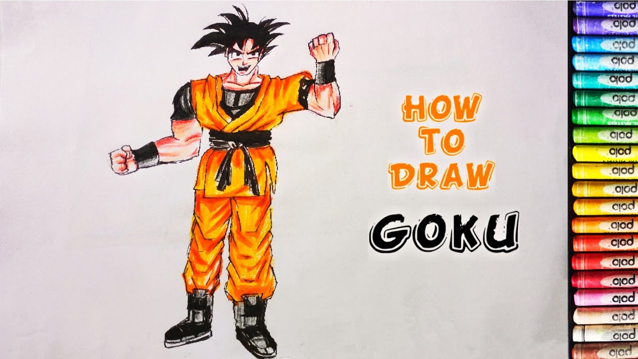 how to Draw Goku || easy Goku Drawing - YouTube
