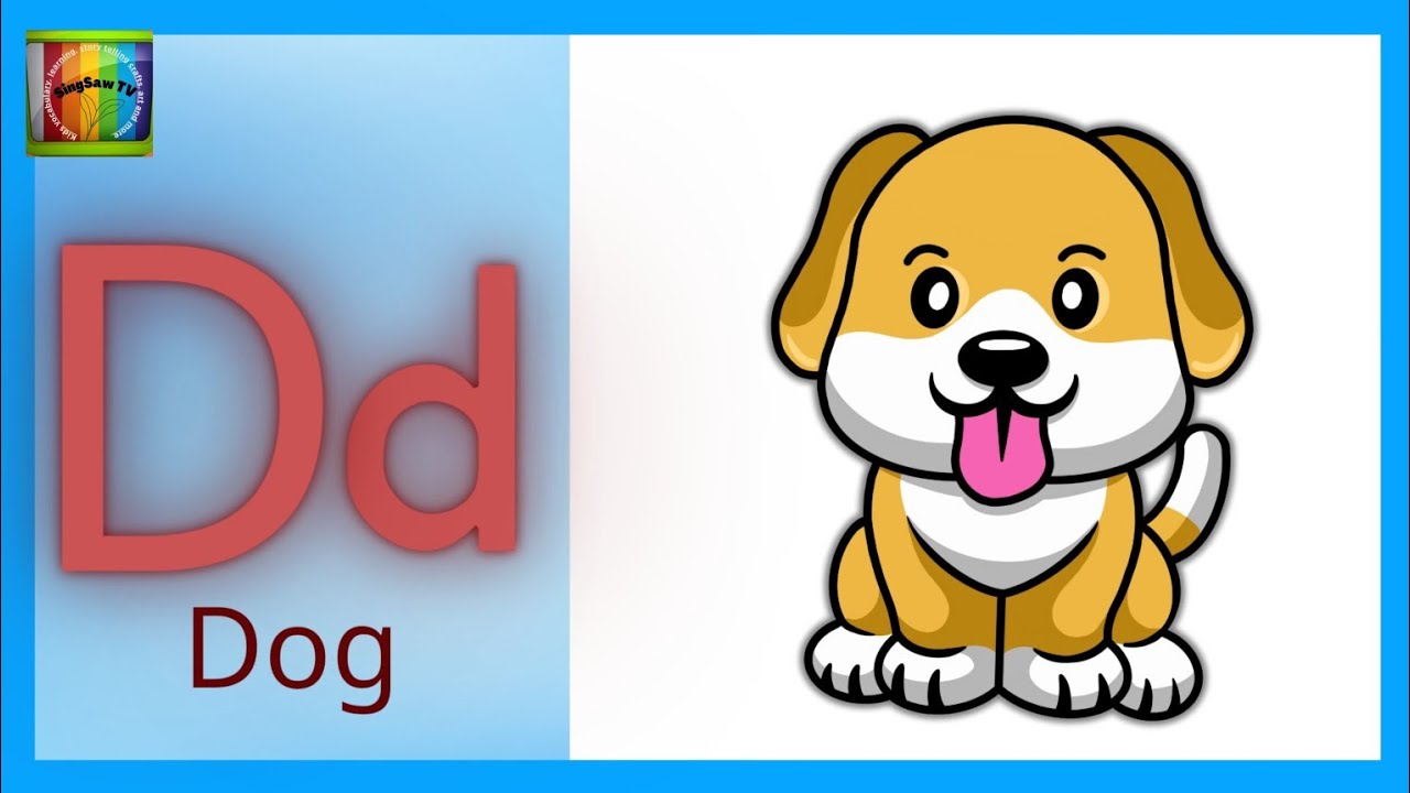 ABC Phonics Song for Toddlers ABC Phonic Rhyme D for Dog, Dd song ...