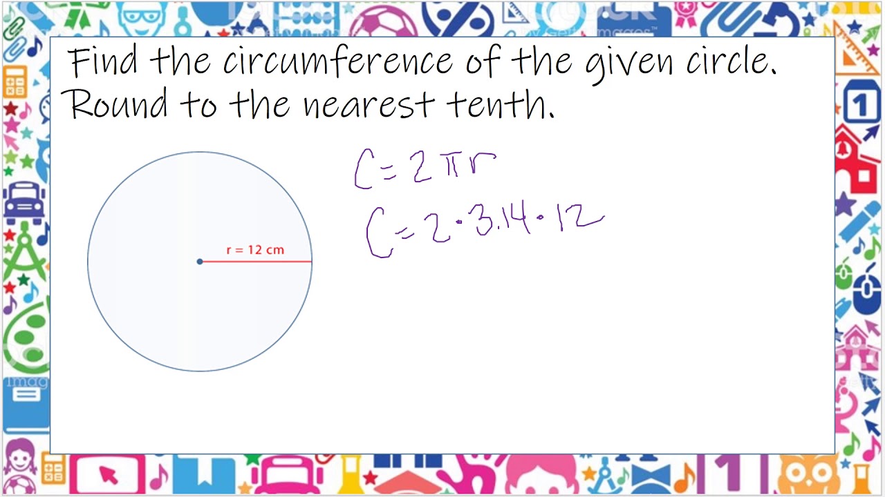 Find The Circumference Of The Given Circle Round To The Nearest Tenth find-the-circumference-of-the-given-circle-round-to-the-nearest-tenth