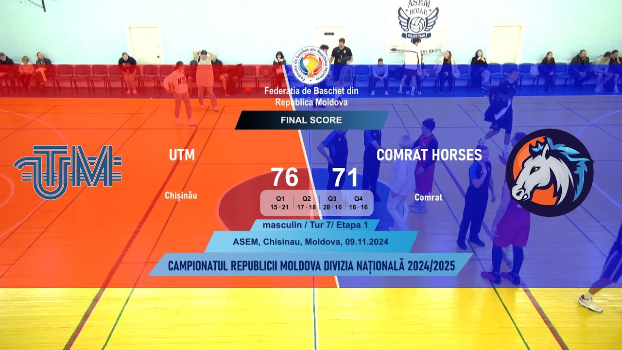 #49 National Division 2024/25: UTM - COMRAT-HORSES (masculin), (Tur 7 ...