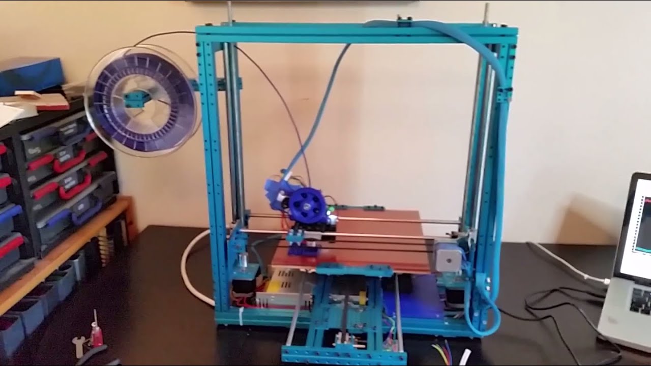 BAM Makeblock 3D printer update - YouTube