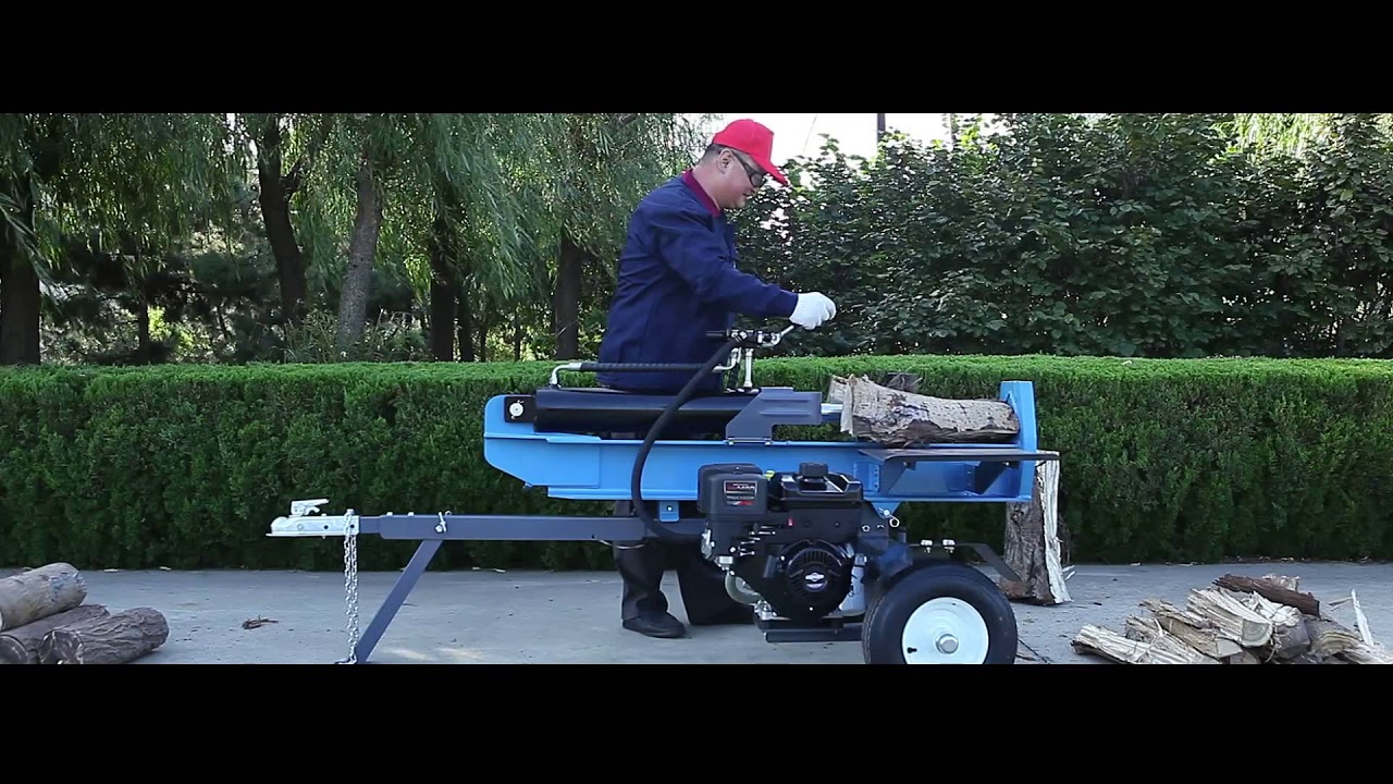 Lumber King Powerful Gas Log Splitters - YouTube