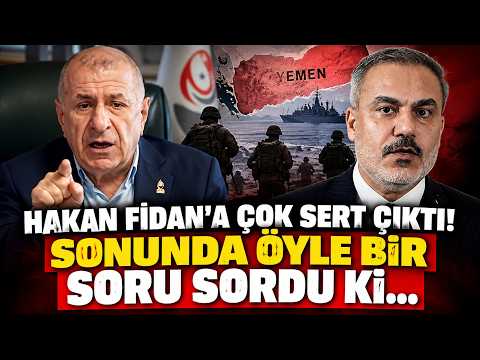 Ümit Özdağ Hakan Fidan'a Çok Sert Çıktı! “Amerikalıların Yapamadığını Bizden...”
