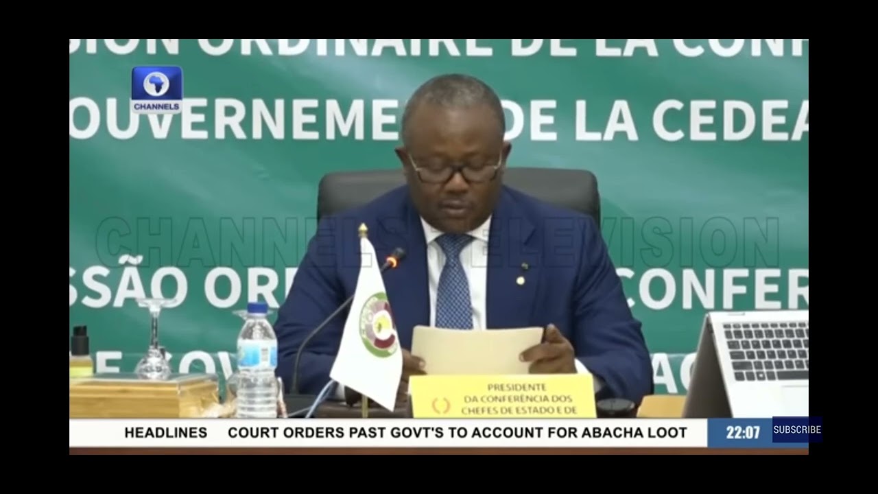 PRESIDENT JULIUS MAADA BIO RECOGNISED AT THE 63RD ECOWAS HEAD OF STATE ...