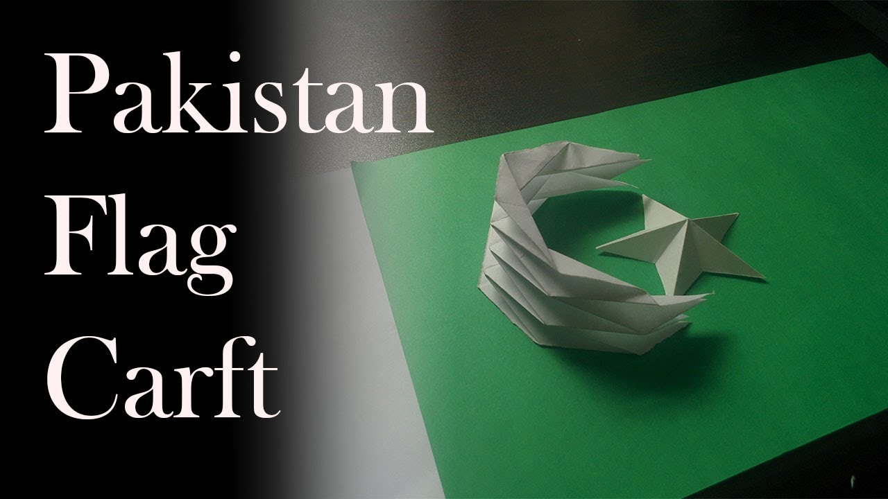 Independence day Art and Craft | Pakistani Flag Origami - YouTube
