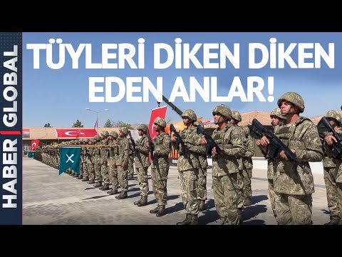 “Demir Pençe” Tugayında Tüyleri Diken Diken Eden Anlar!
