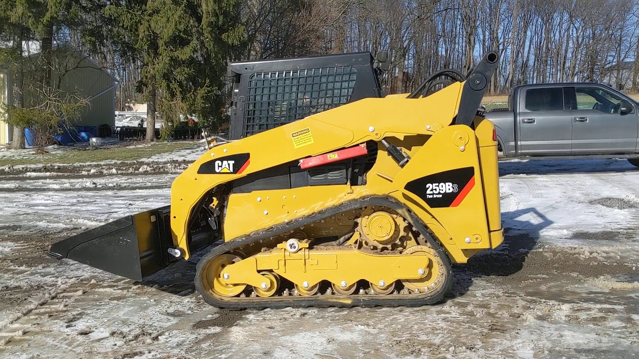 2013 Caterpillar 259B3 Compact Tracked Loader: Running & Operating ...