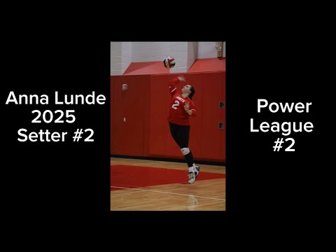 Anna Lunde - 2025 Setter - #2 - Power League #2 - YouTube