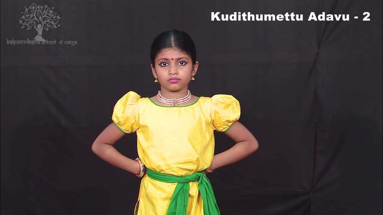 Kudithumettu Adavu 2 || Bharatanatyam || Basic lessons || KSN - YouTube