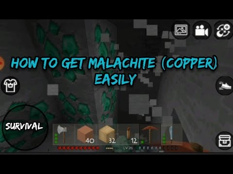 Survival how to find copper ( malachite) easily mini block craft - YouTube