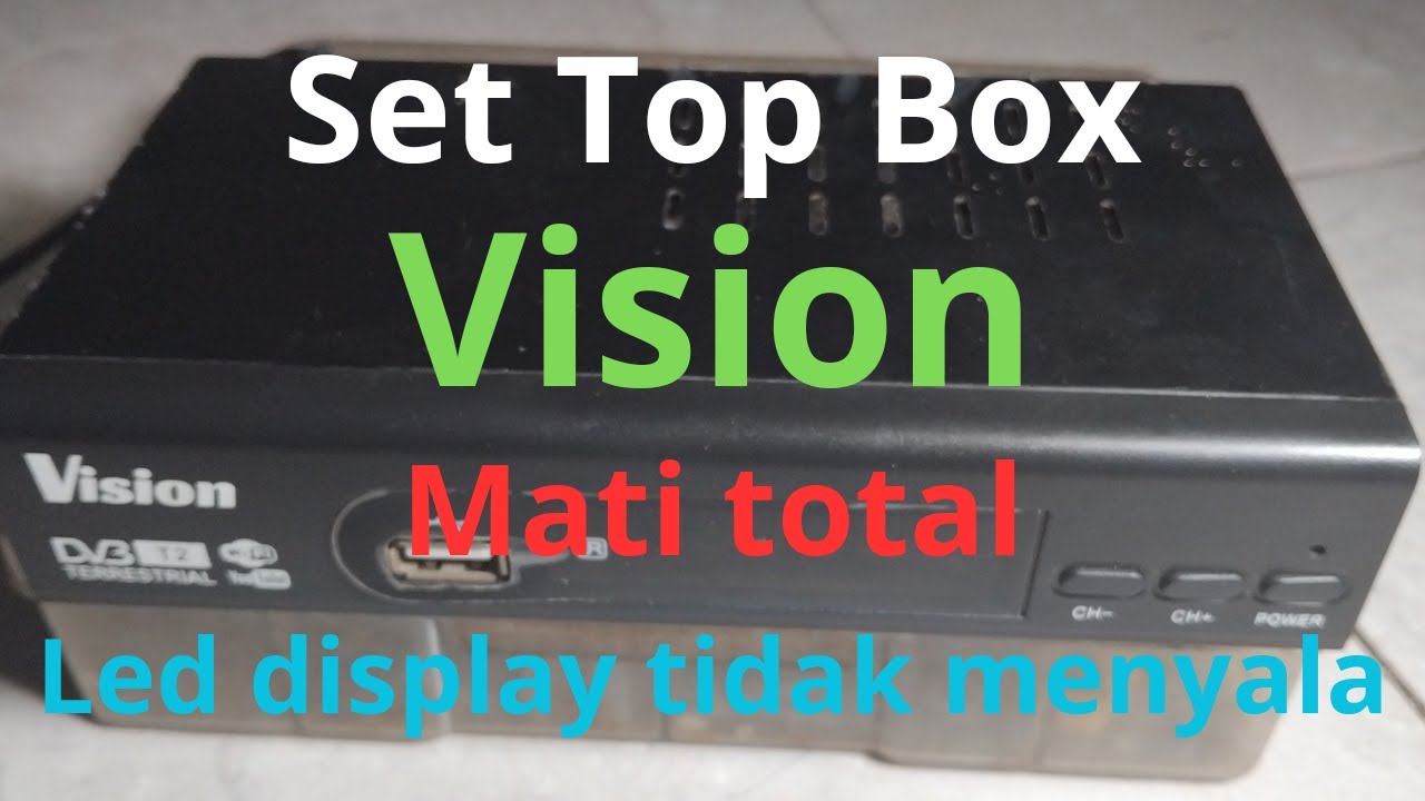 Set top box Vision - mati total @Ukat_Diwan75 - YouTube