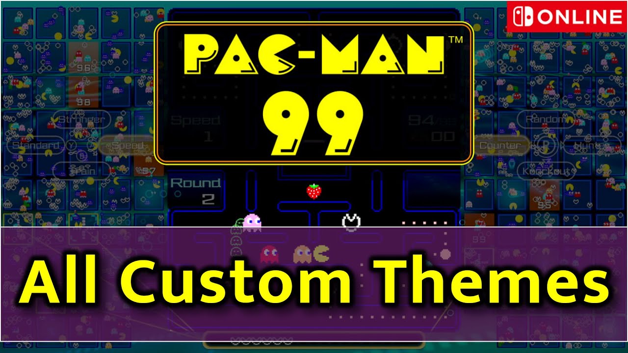Pac-Man 99 - All Custom Themes - YouTube