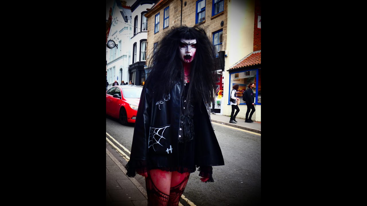 walk around whitby goth event april 2023-dark version - YouTube